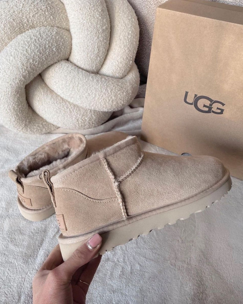UGG Classic Ultra Mini Boot Brown Driftwood (1116109-DRI) | Snrkickz